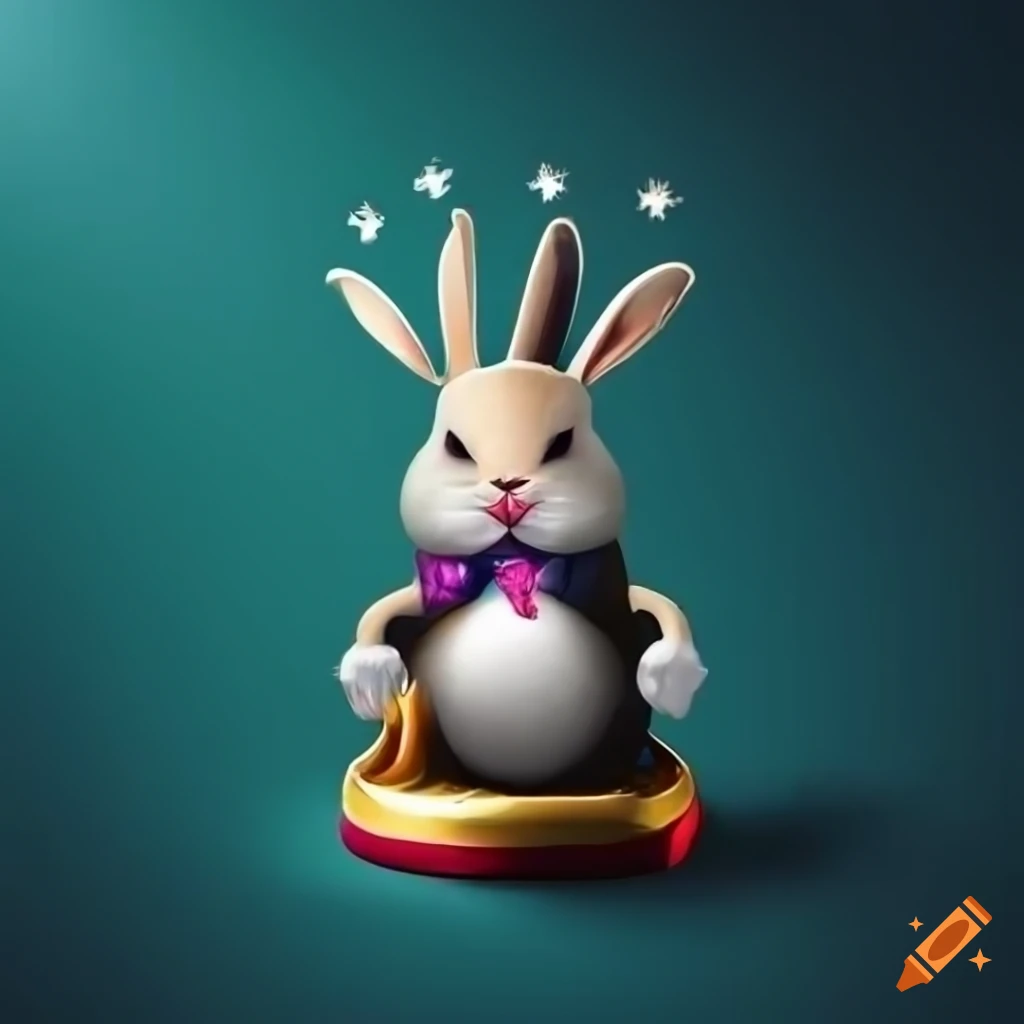 King bunny luxury logo