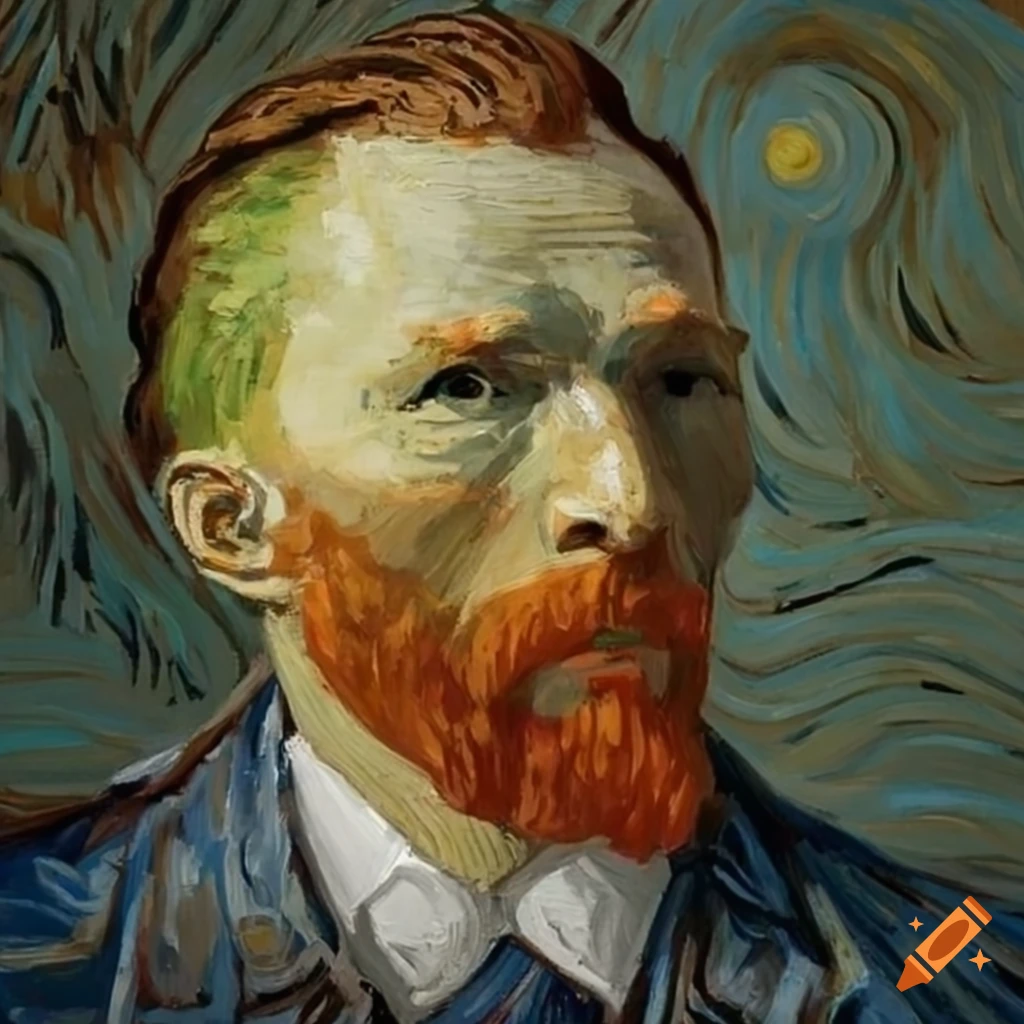 Paint of van gogh representing wine art love joy and earth on Craiyon