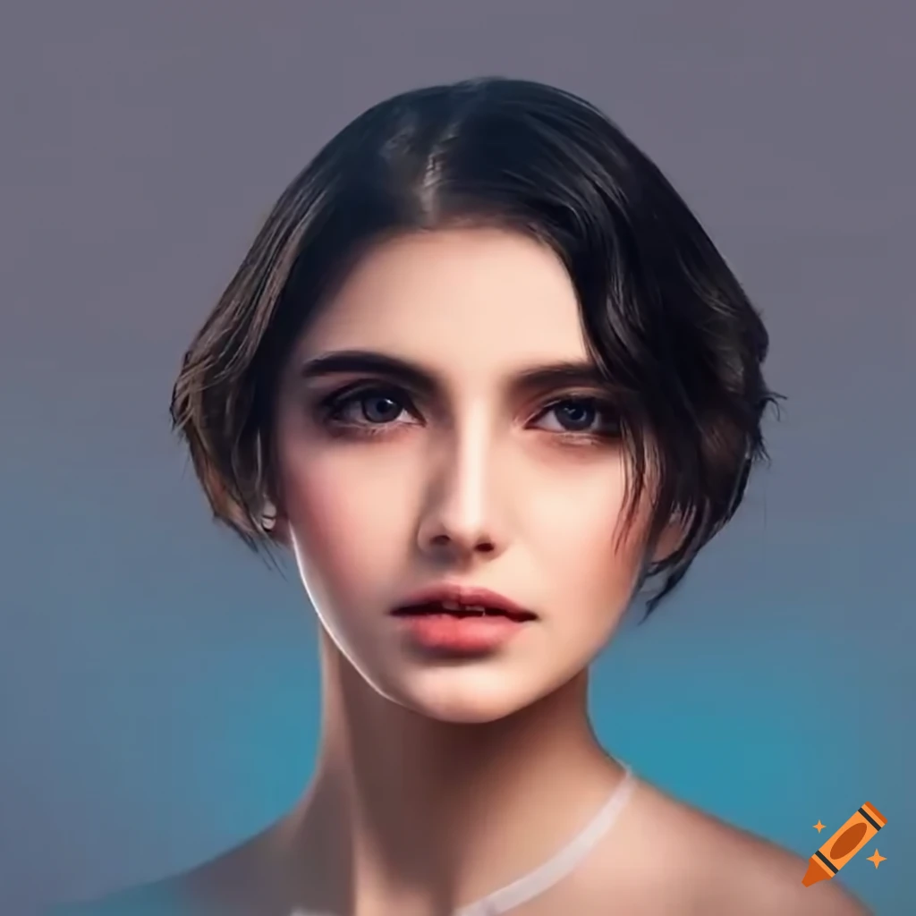 Create a vivid depiction of an enchanting young bollywood starlet with ...