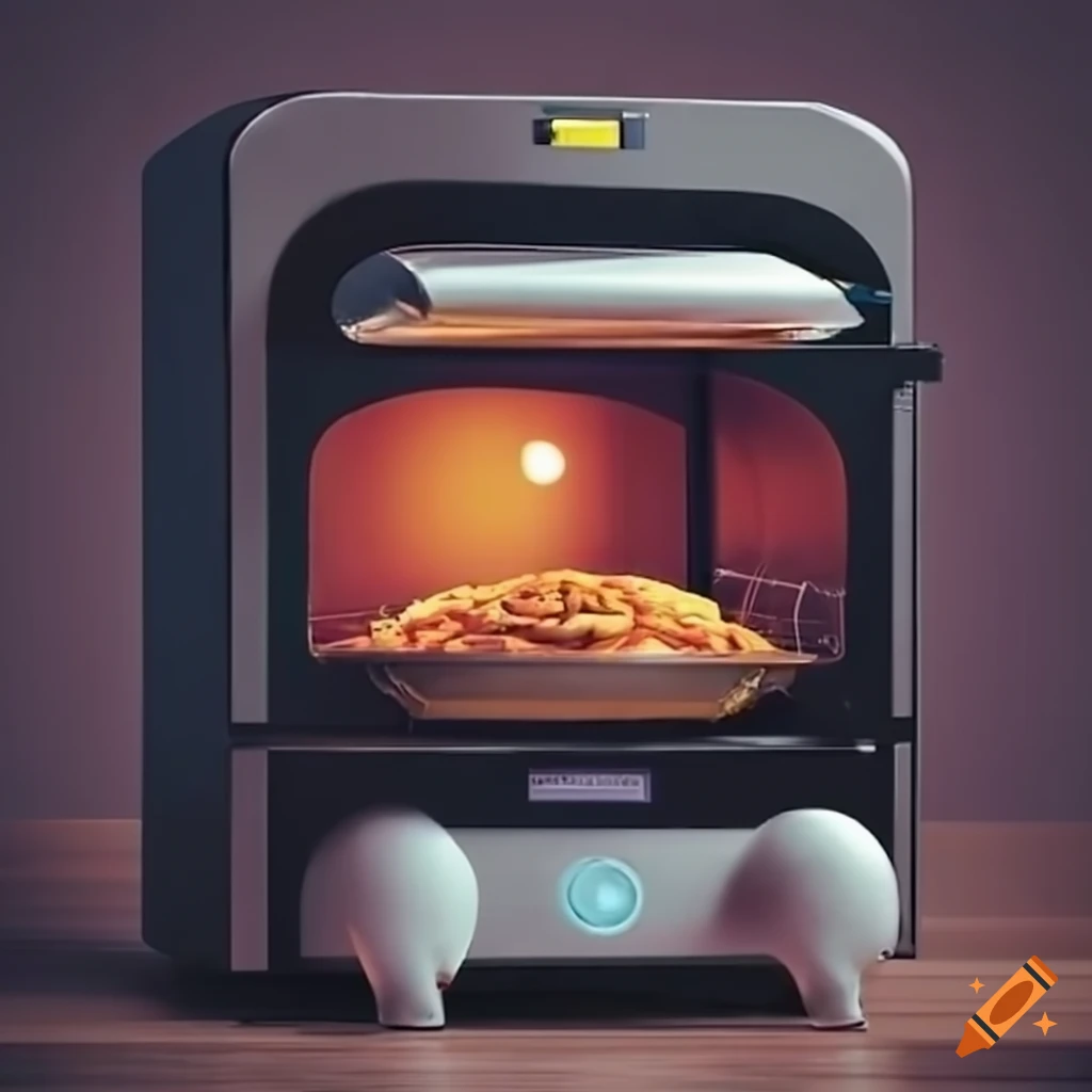 An ai powered oven on Craiyon