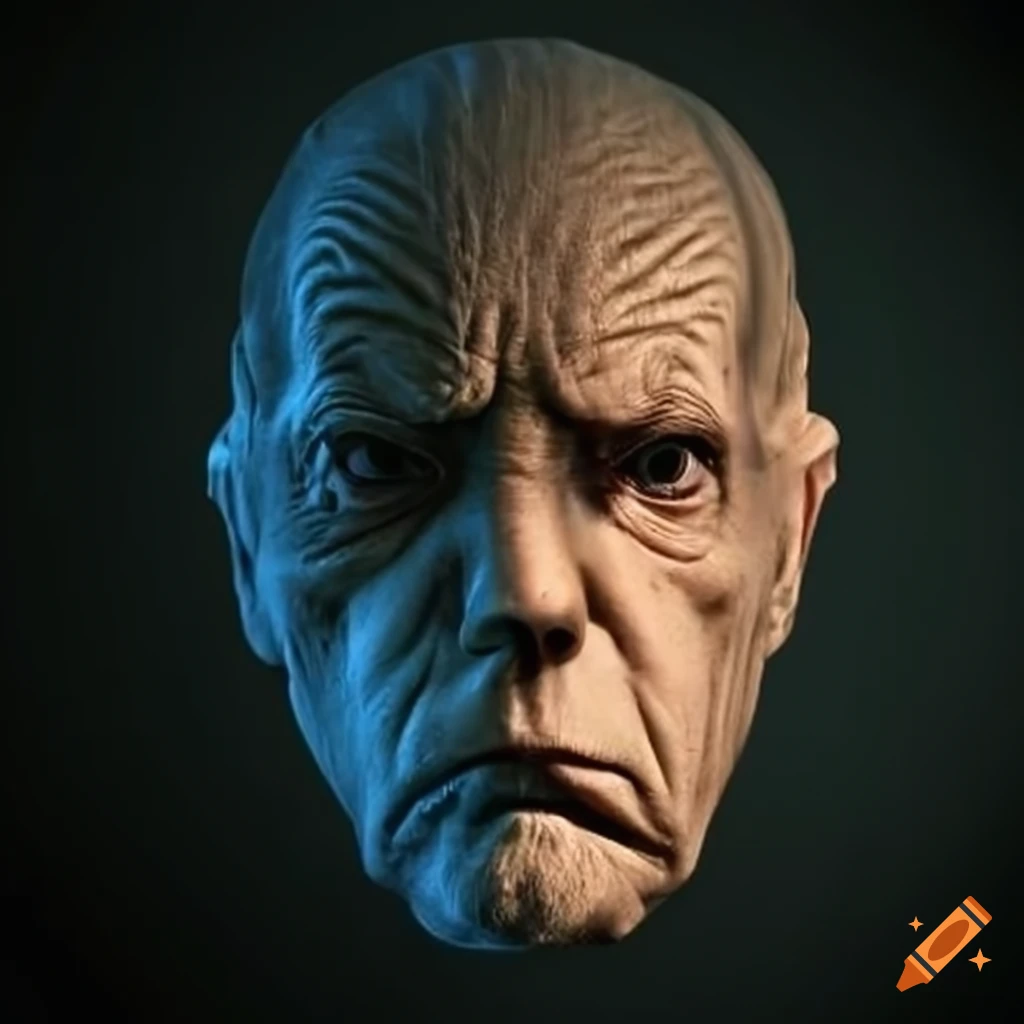 Unhappy man on Craiyon