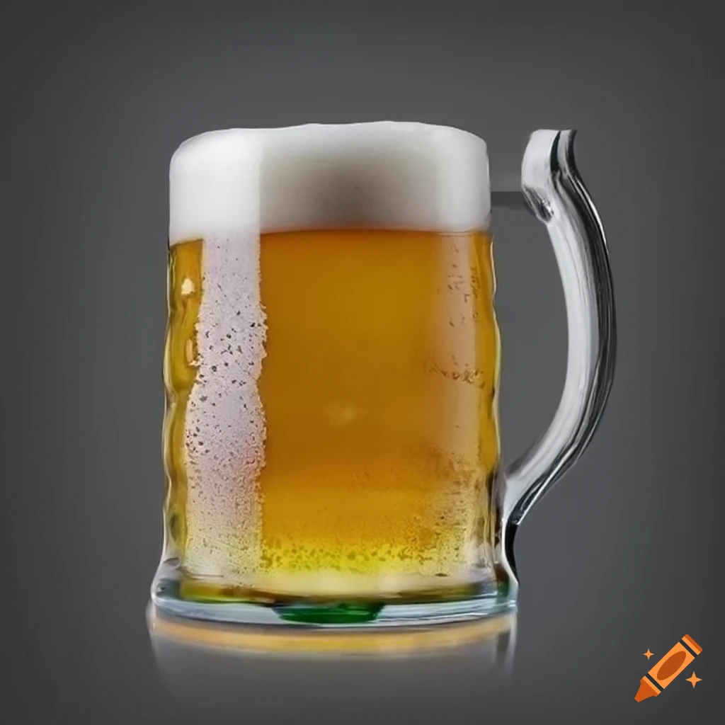Beer-mug color full-size hyper-realistic on Craiyon