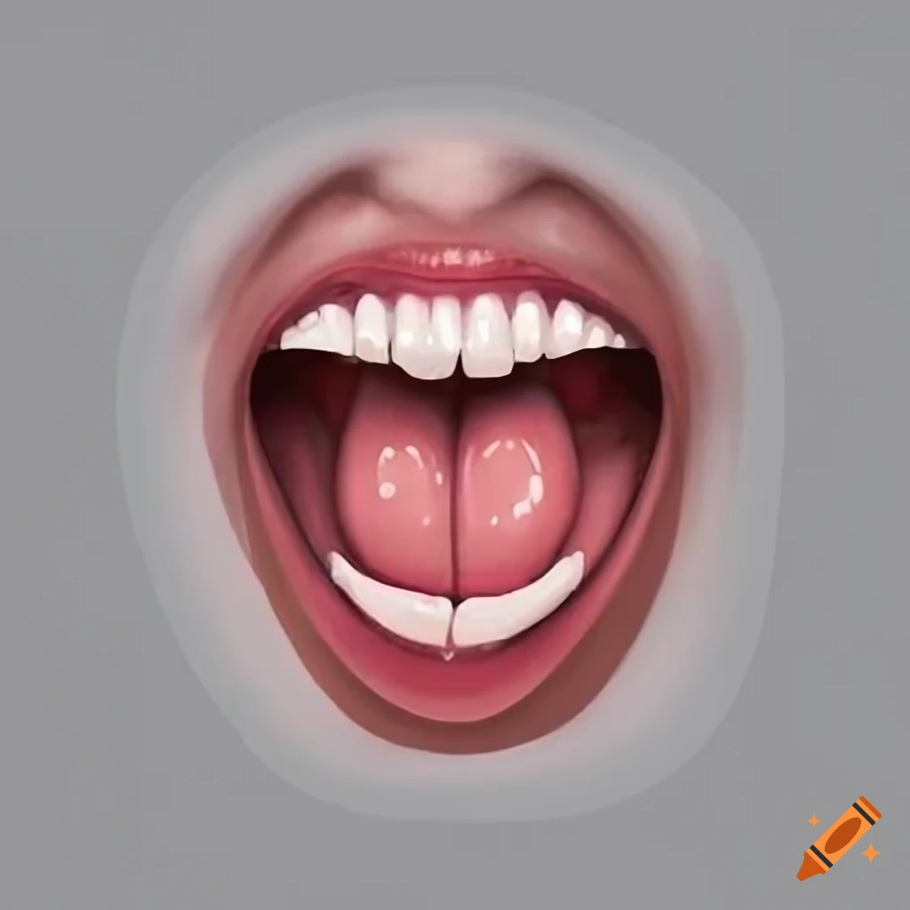 Mouth open transparent background