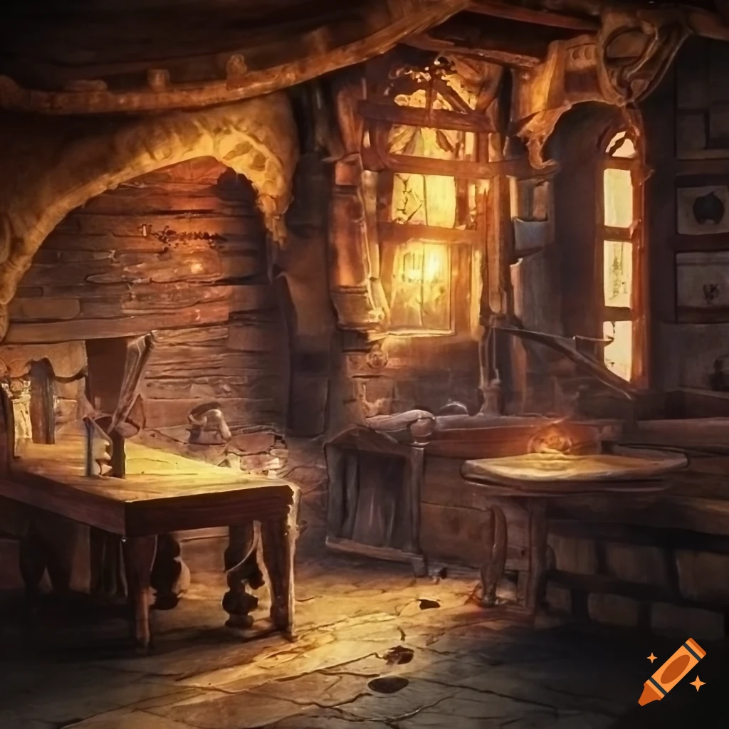A medieval tavern