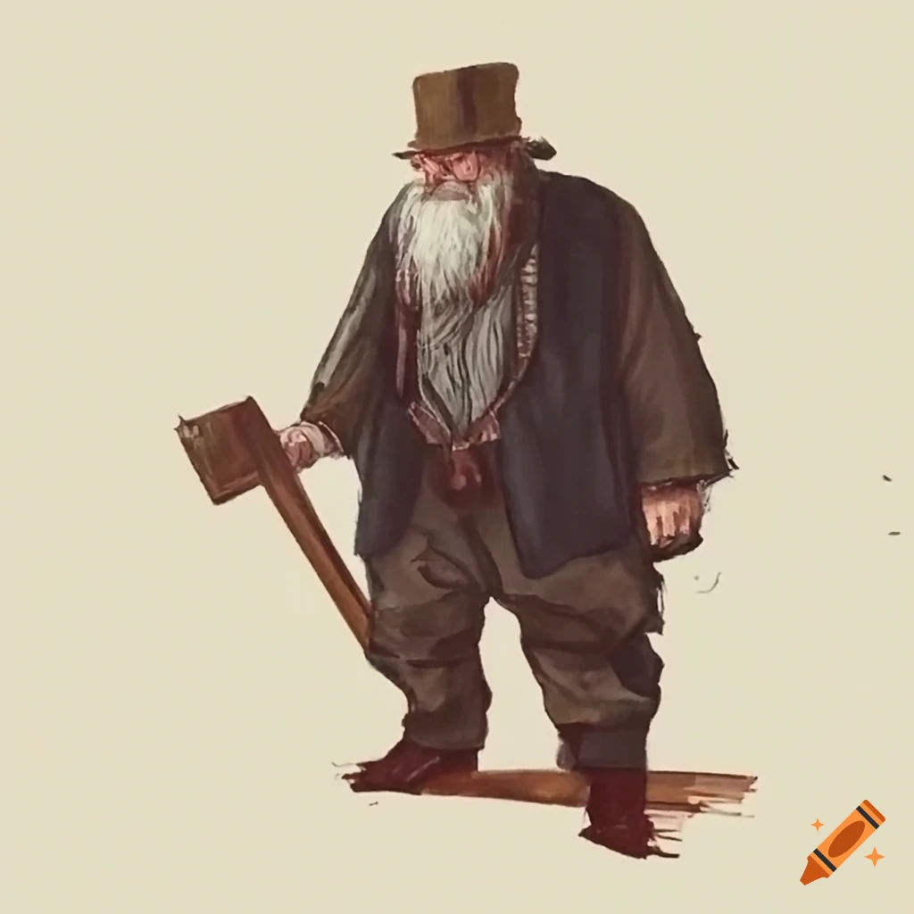 Old jolly lumberjack on Craiyon