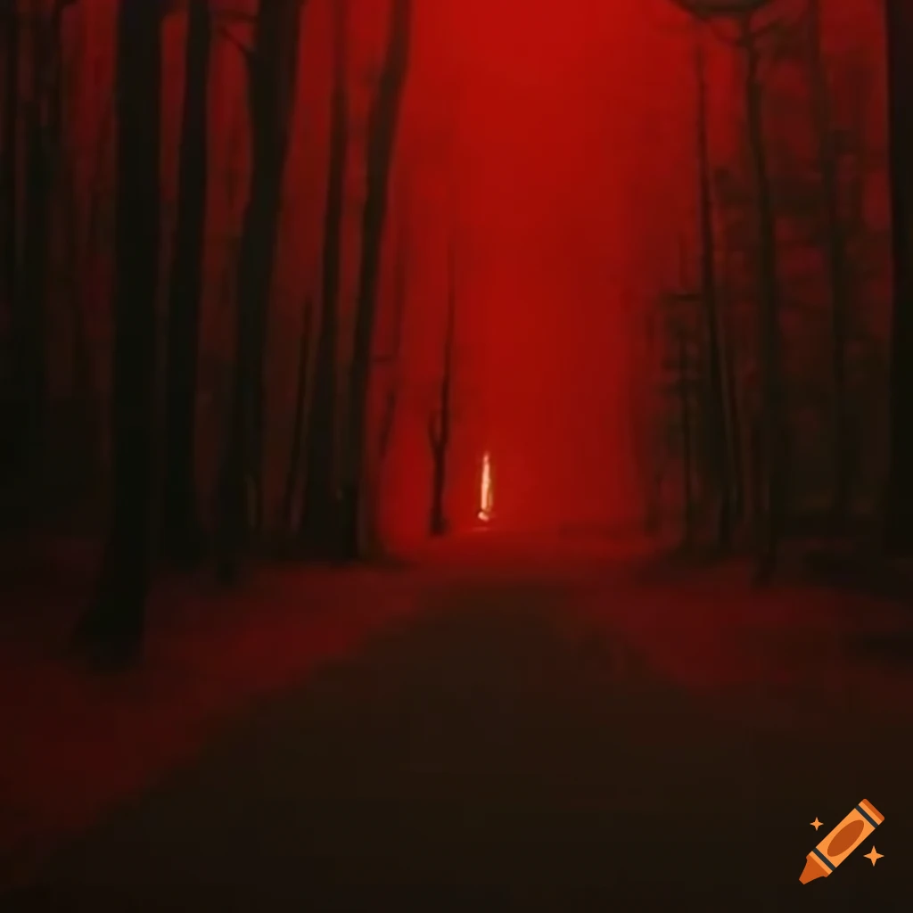 Shoegaze, high saturation image of angel rising through dark and foggy ...