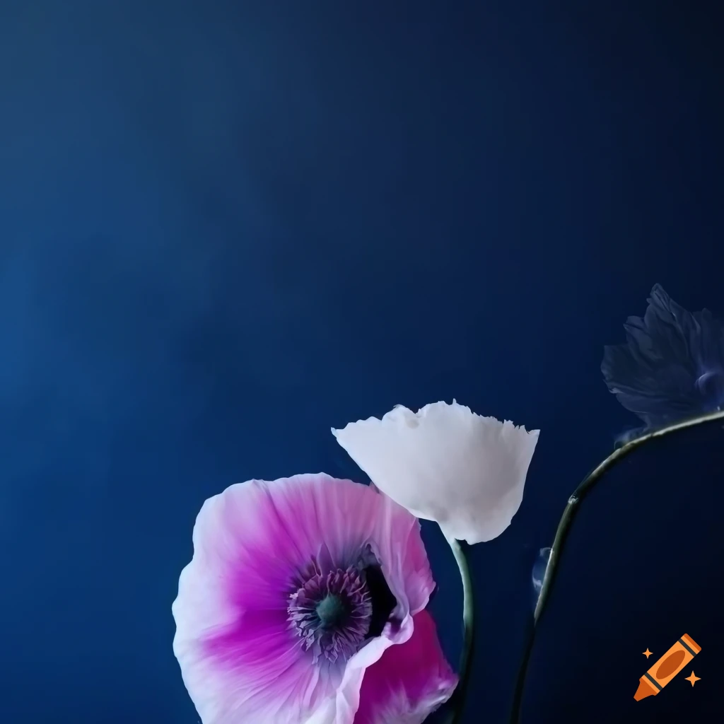 Grayscale Painting Flowers