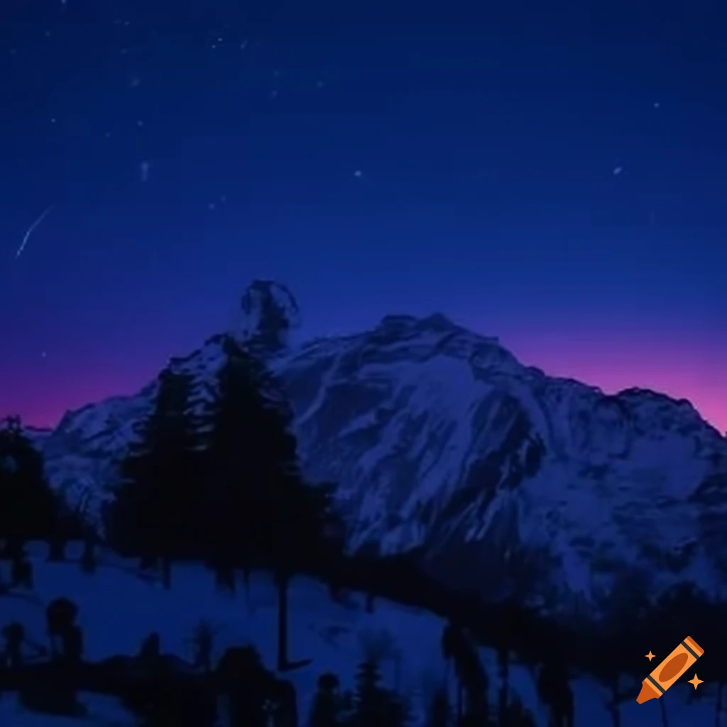 Chill night time on Craiyon