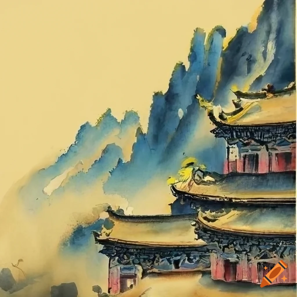 Ancient Chinese Temple Art