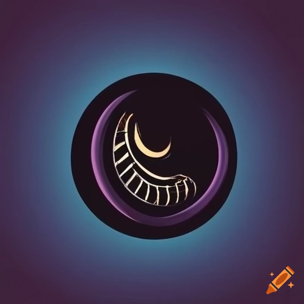 Dark themed logo with roller coaster silhouette for spikeland amusement ...