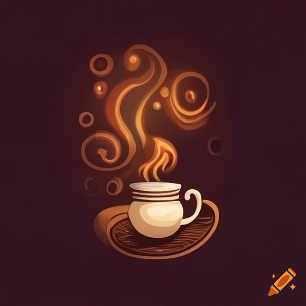 Coffee, steam, fantasy, symbol