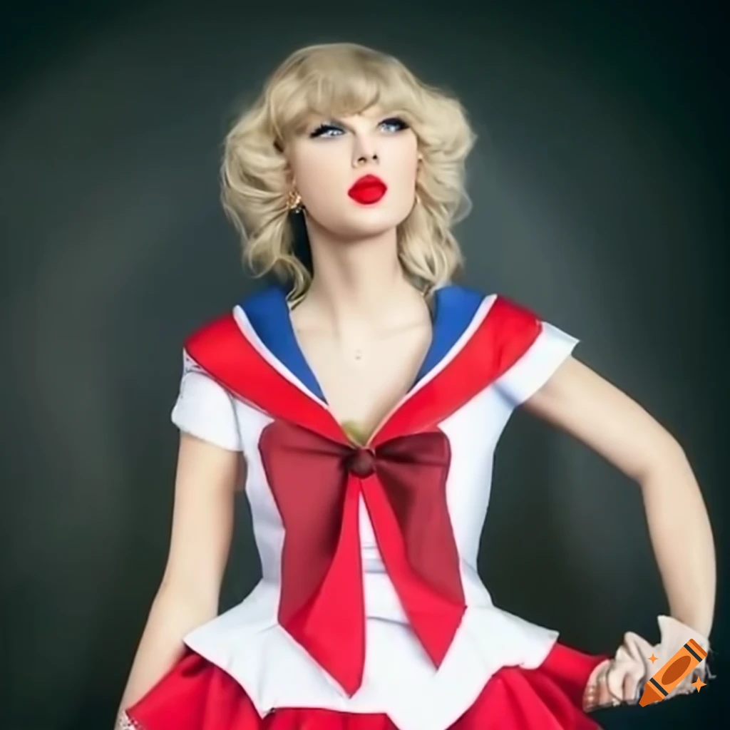 Taylor Swift Dressed As Sailor Moon