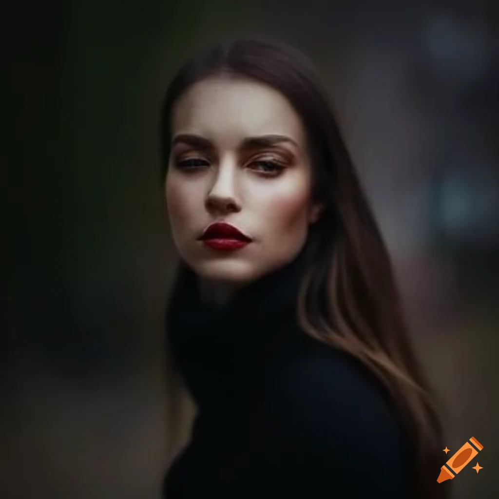 Realistic profile picture of a woman