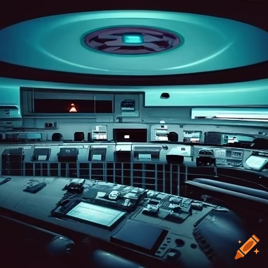 Mission control center on Craiyon