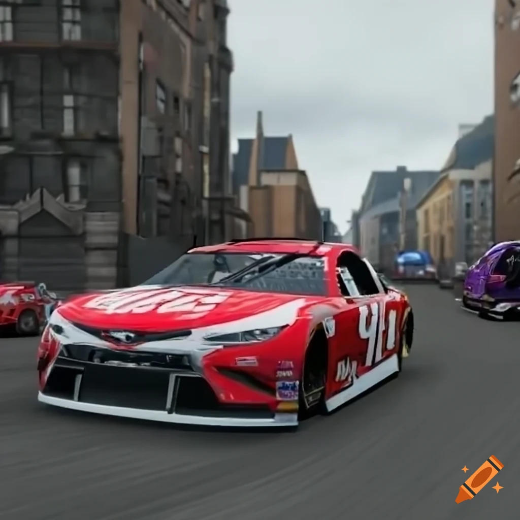 Forza horizon 4 nascar on Craiyon