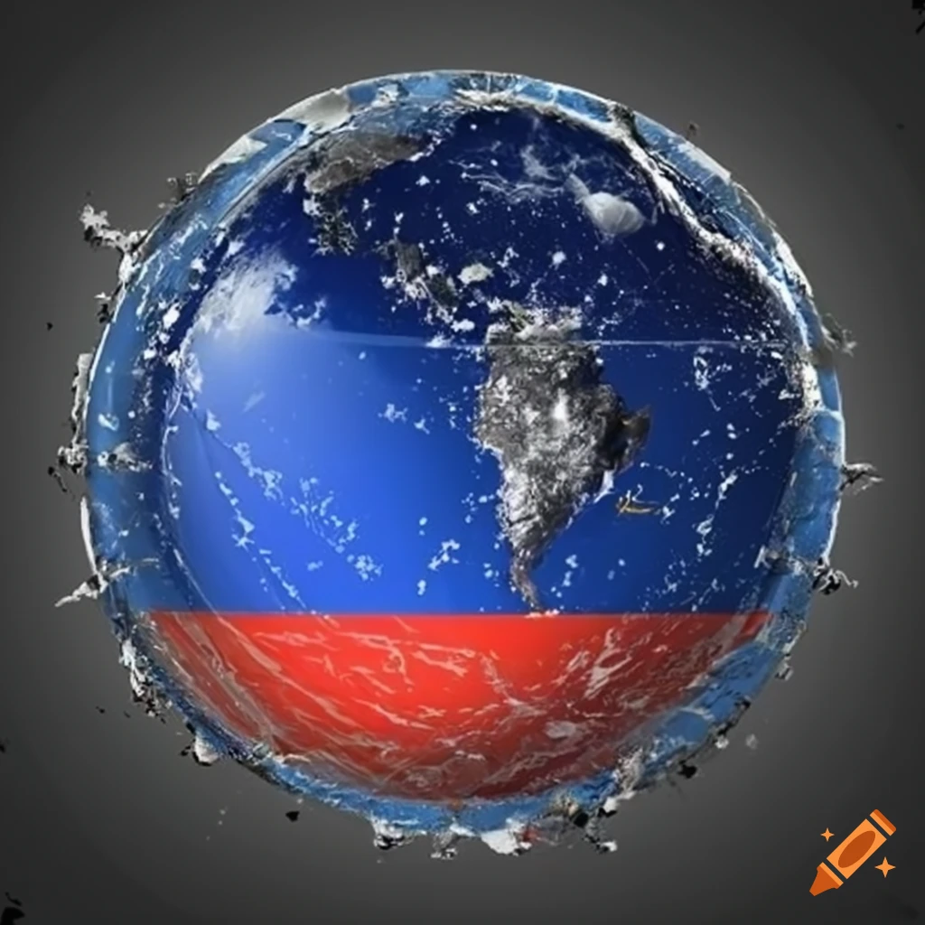 Flag for space organisation from russia on Craiyon