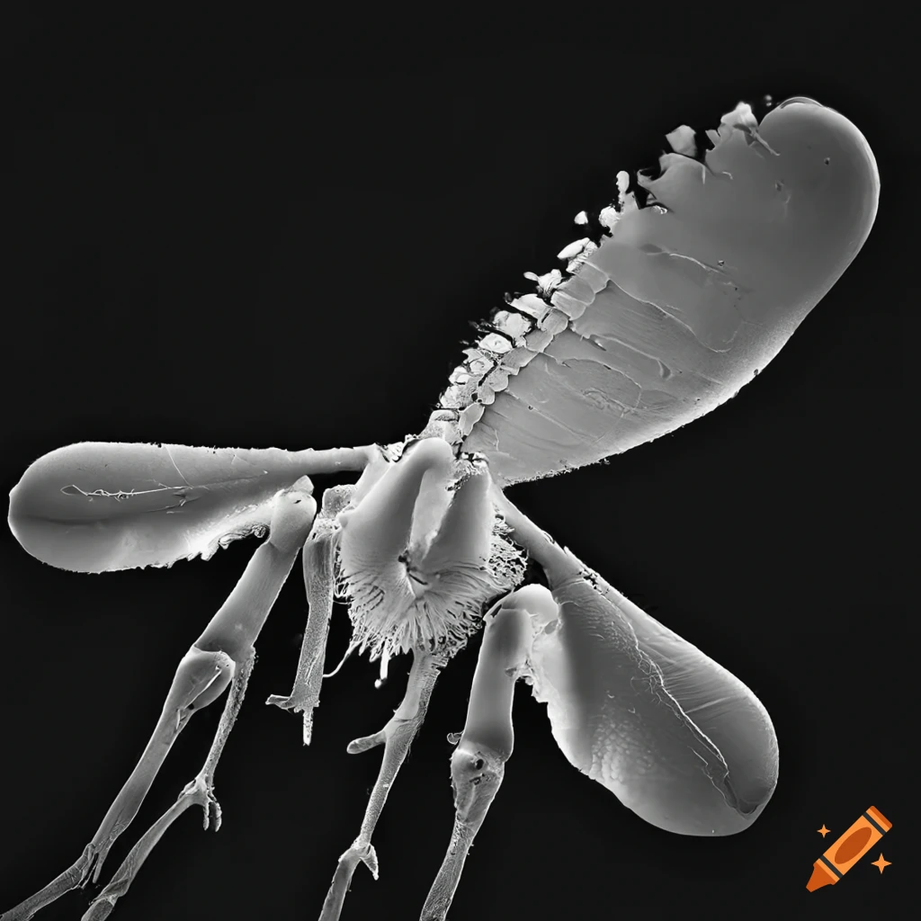 Robotic winged insect antennae photo many legs many eyes many wings ...