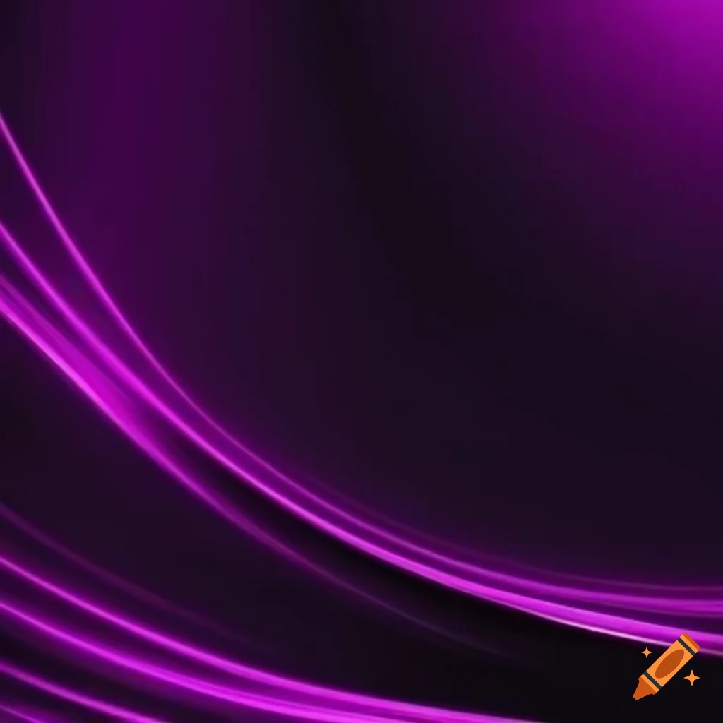 Fondo borroso negro y morado oscuro con lineas neon en morado on Craiyon