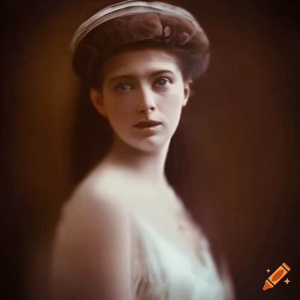 Portrait of a historical tatiana romanov