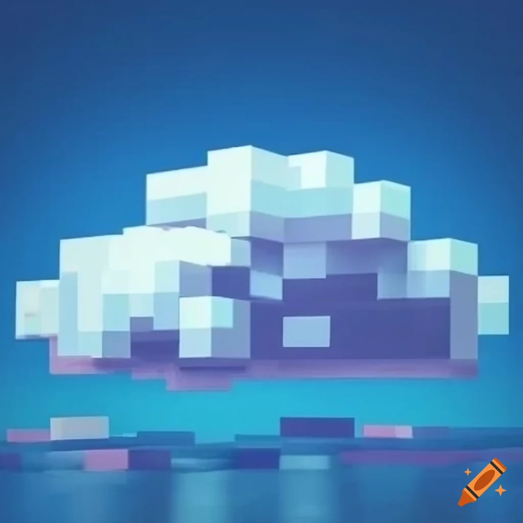 Beautiful minecraft cloud