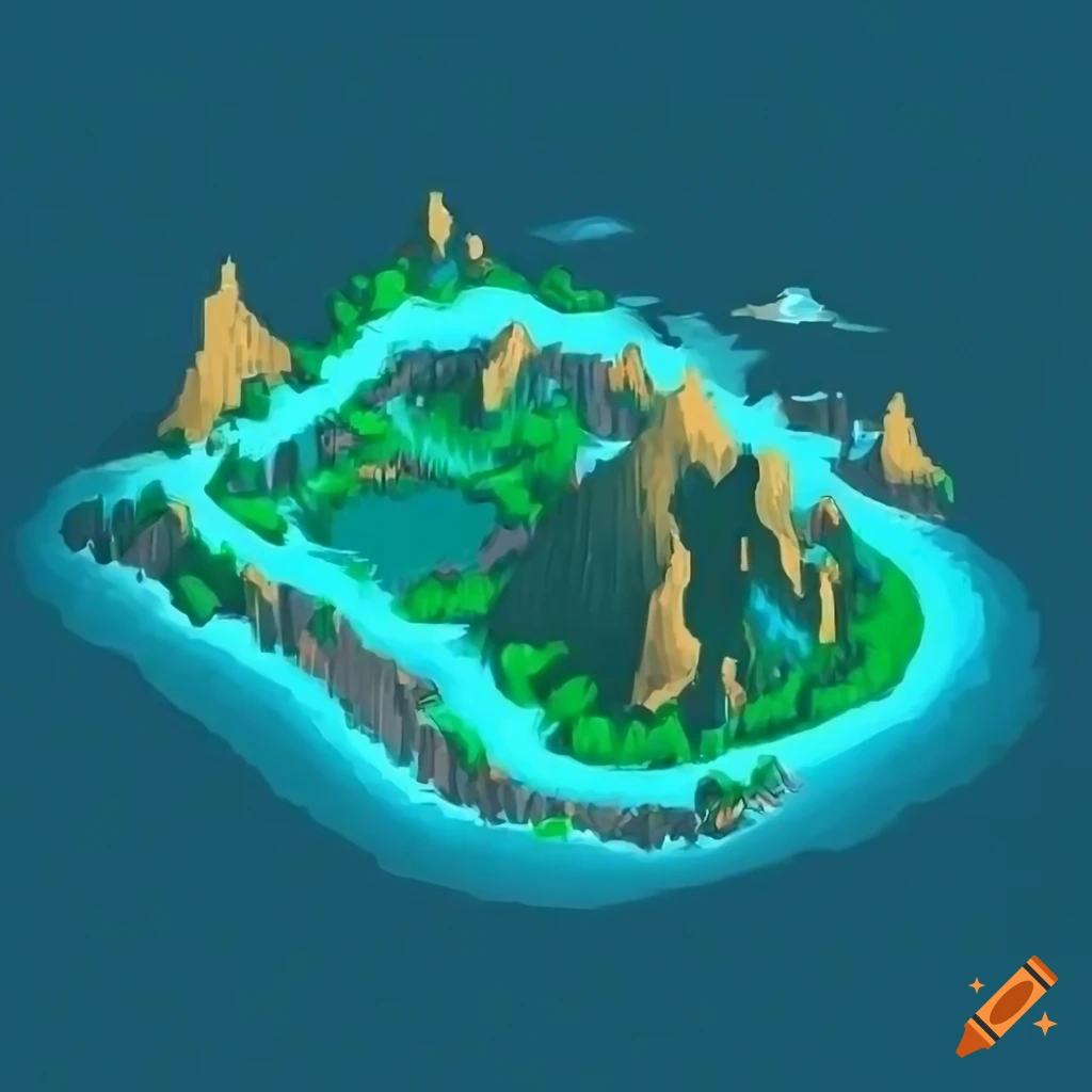 Mountain landscape roads immersive illustration minimalistic logo of a ...