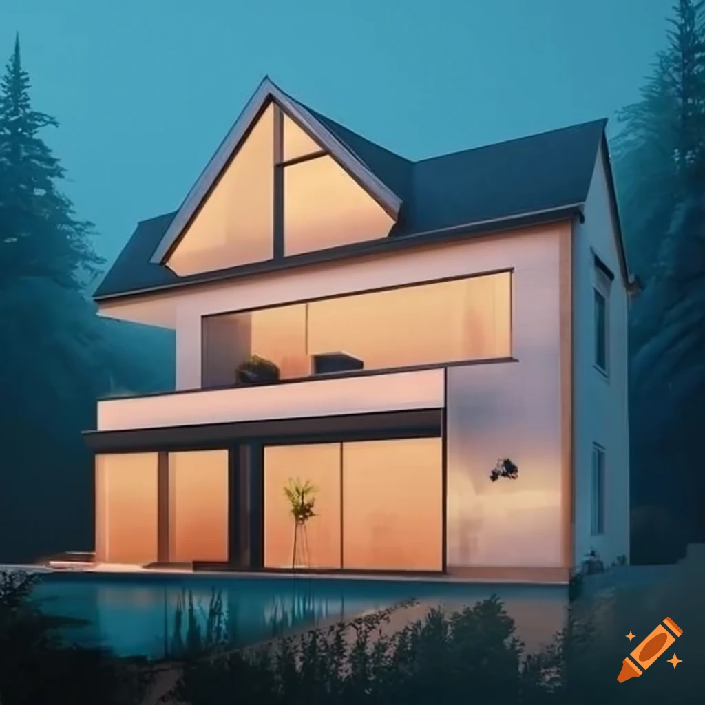 Render for a small villa