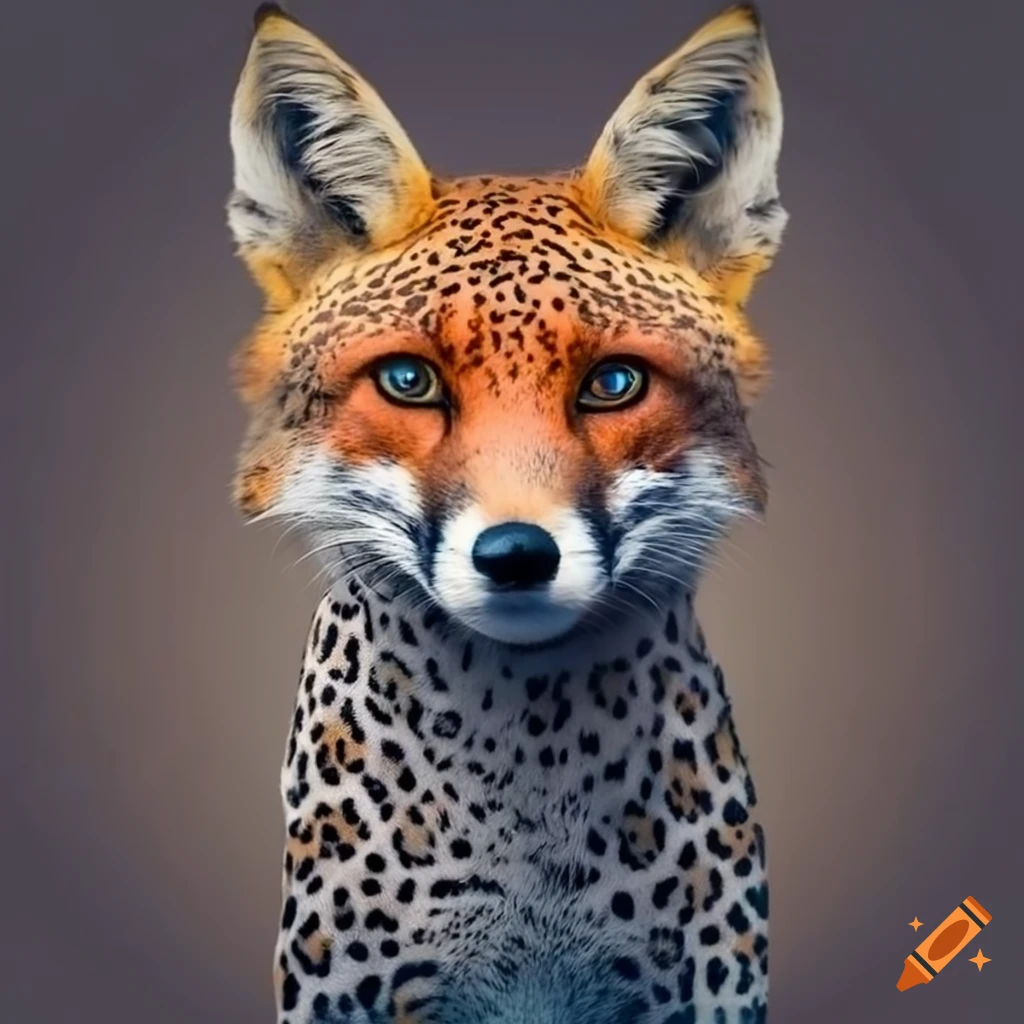 Fox with leopard pattern