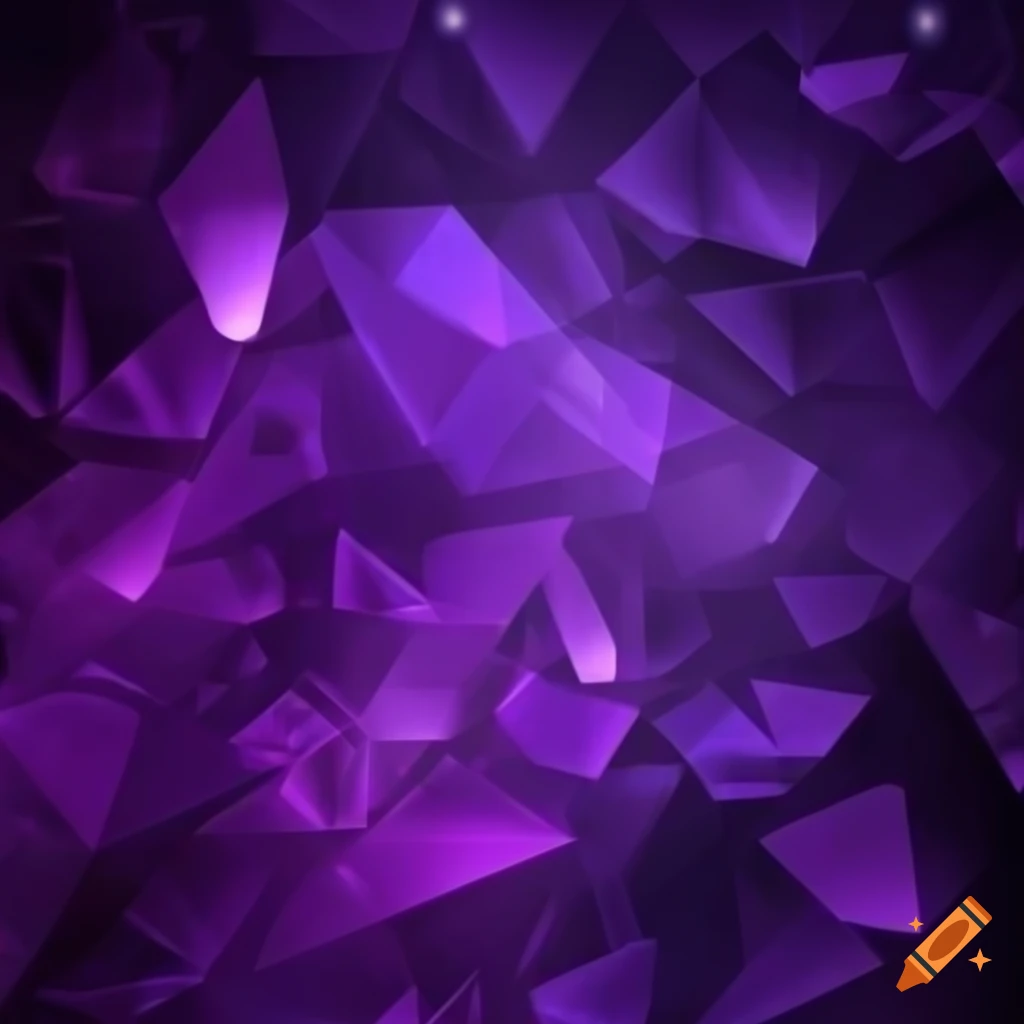 Purple crystal background on Craiyon