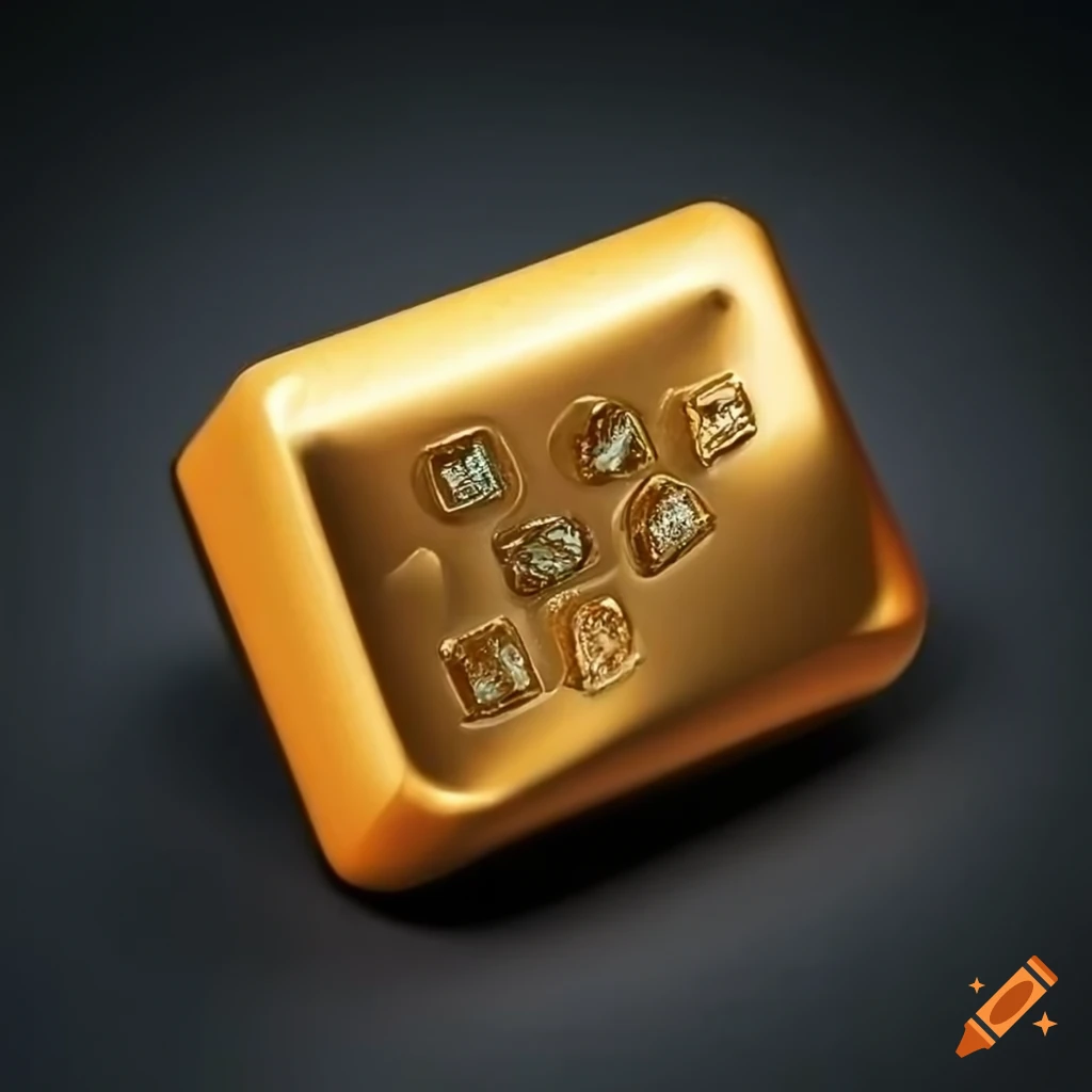 A golden artist keycap