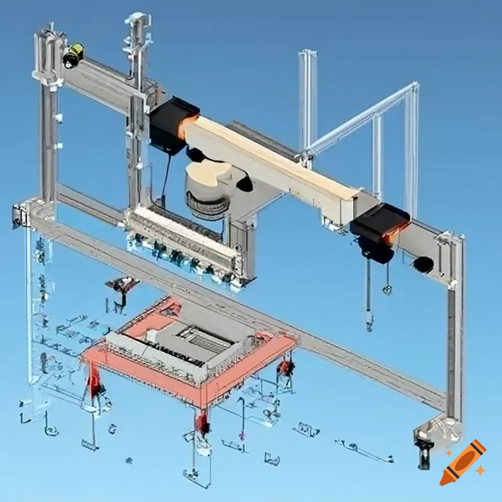 Please generate a clear and detailed rendering of a linear motion ...
