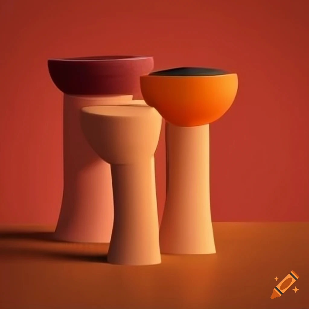 Different shapes and object in a 3 series collection with warm inviting ...