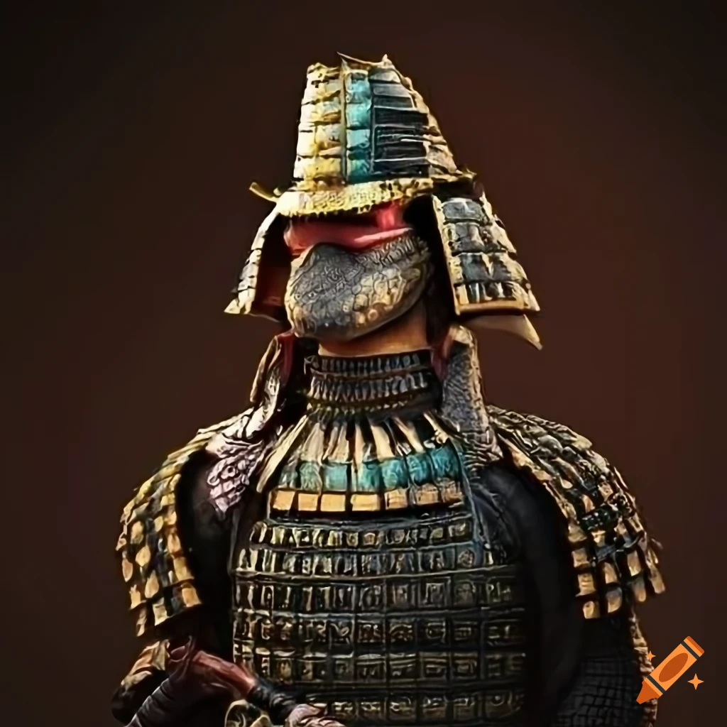 A samurai crocodile