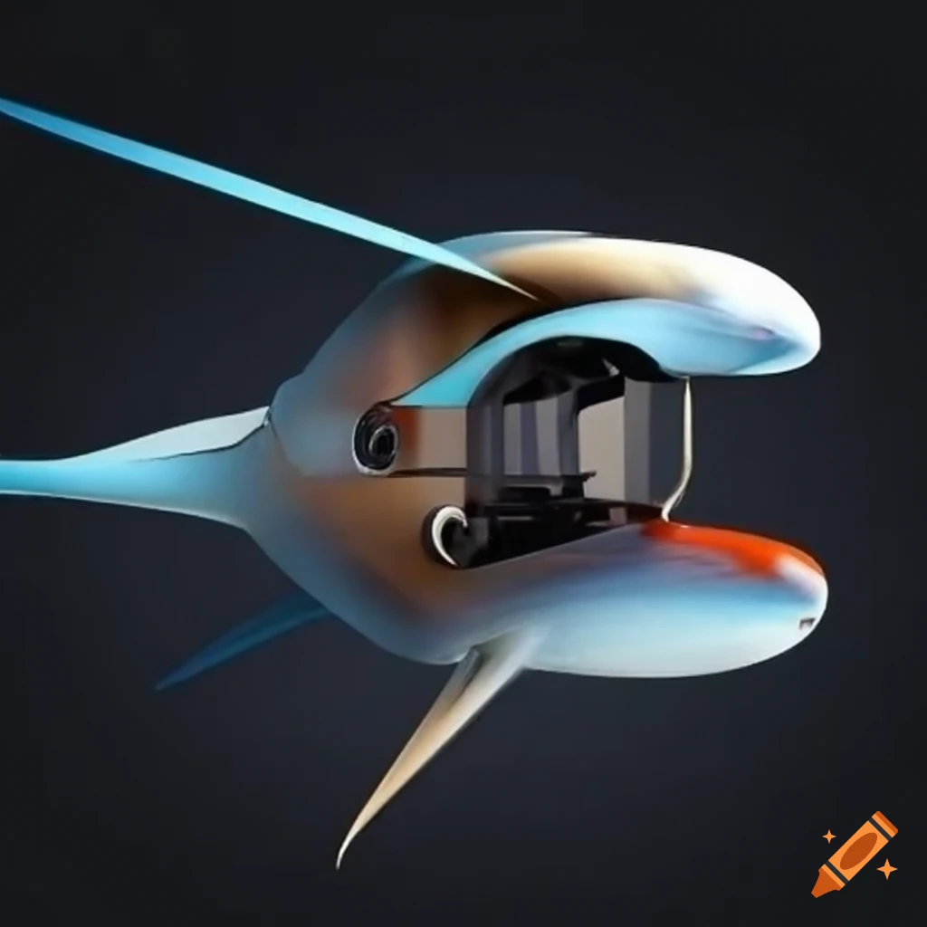 Bird inspired flying rotorcraft robot on Craiyon