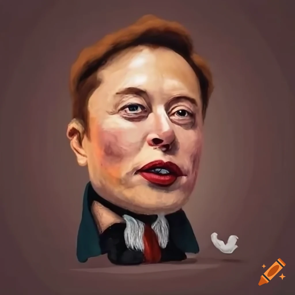 Elon musk plush creative creatures made of needle felted wool