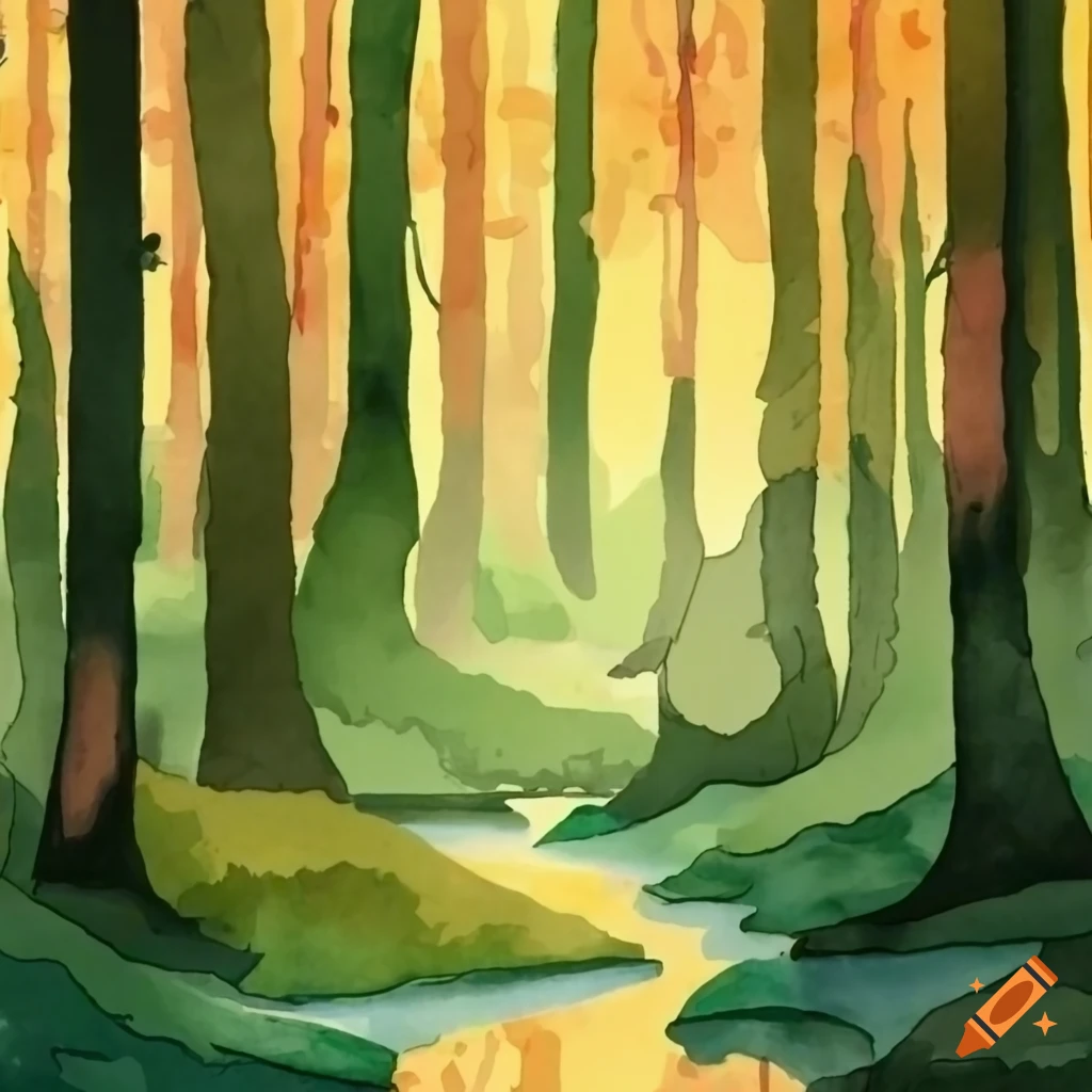 Forest illustration