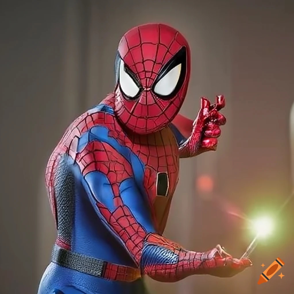 Spider-man as a power ranger on Craiyon