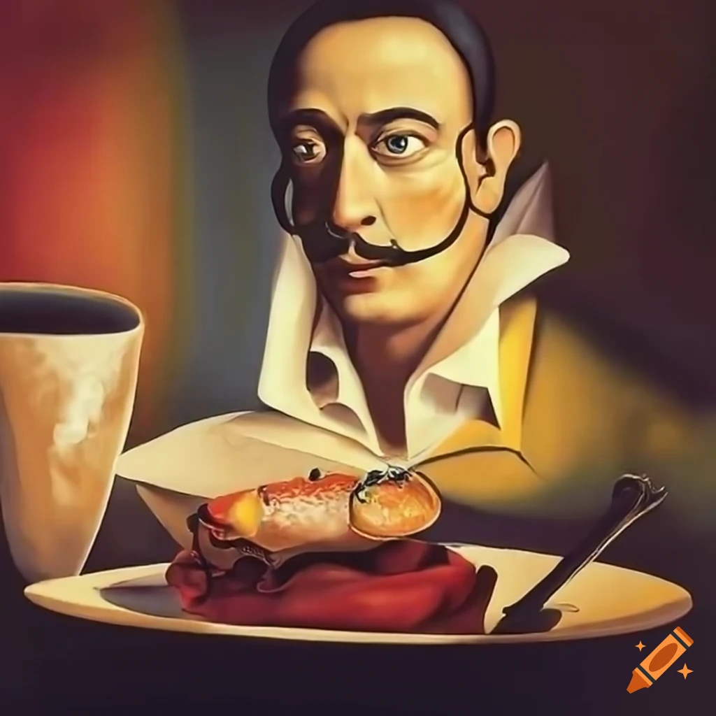 Cafe dedicated to salvador dalí, art