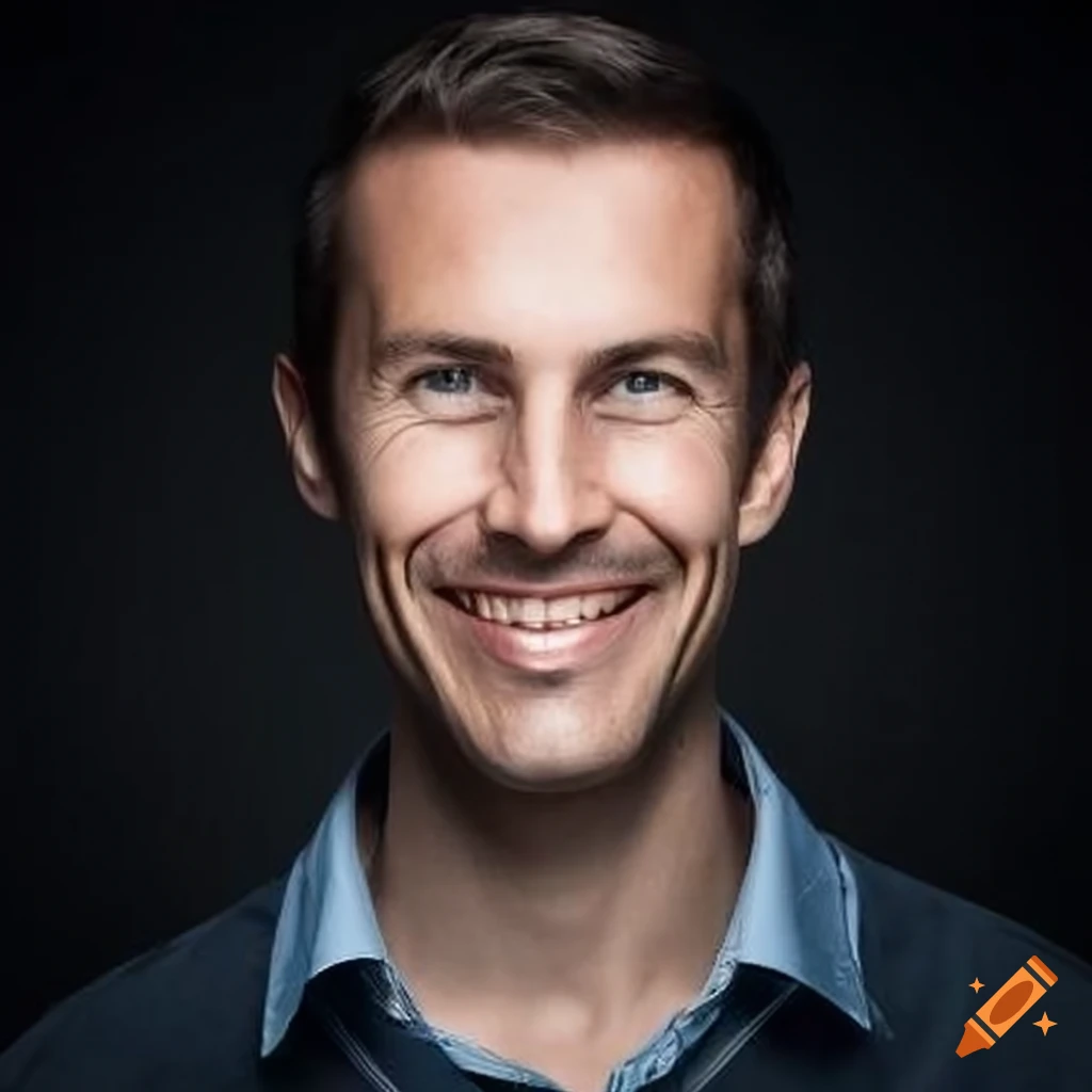 Stock image smiling man john