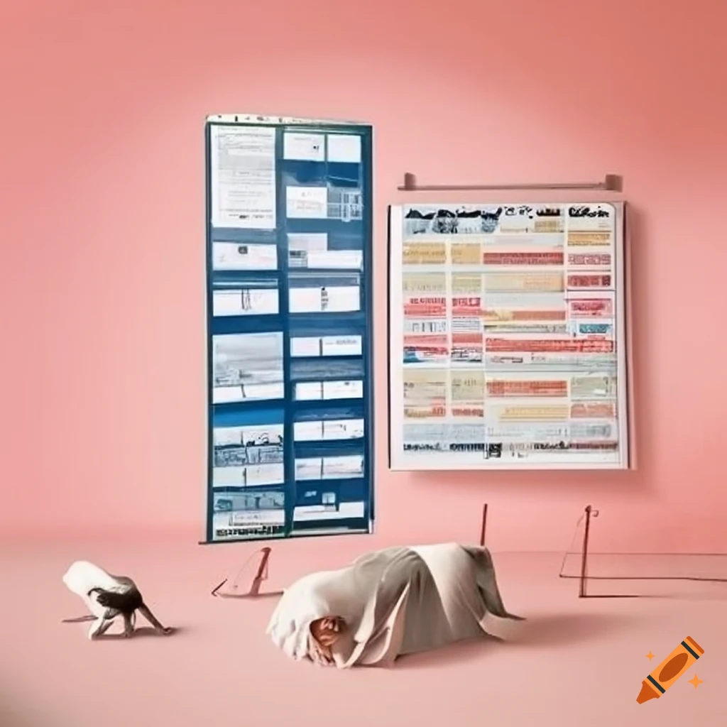 Lifetime timeline chart on wall, on display, in future, in room, in the ...