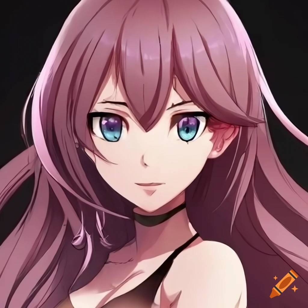 Female anime character on Craiyon