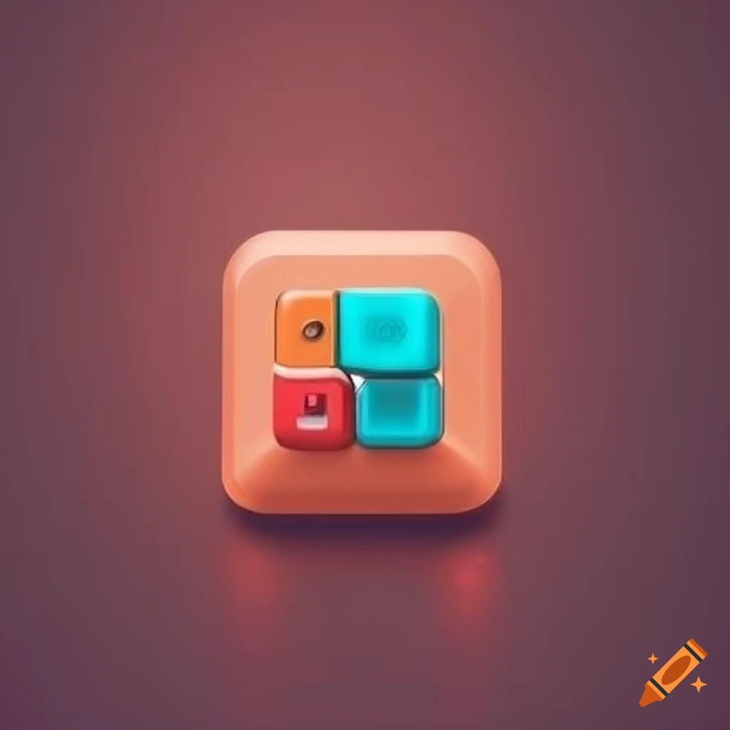 Simplified Icon, Keyboard Element, Color Palette, Unique Touch, Clarity ...