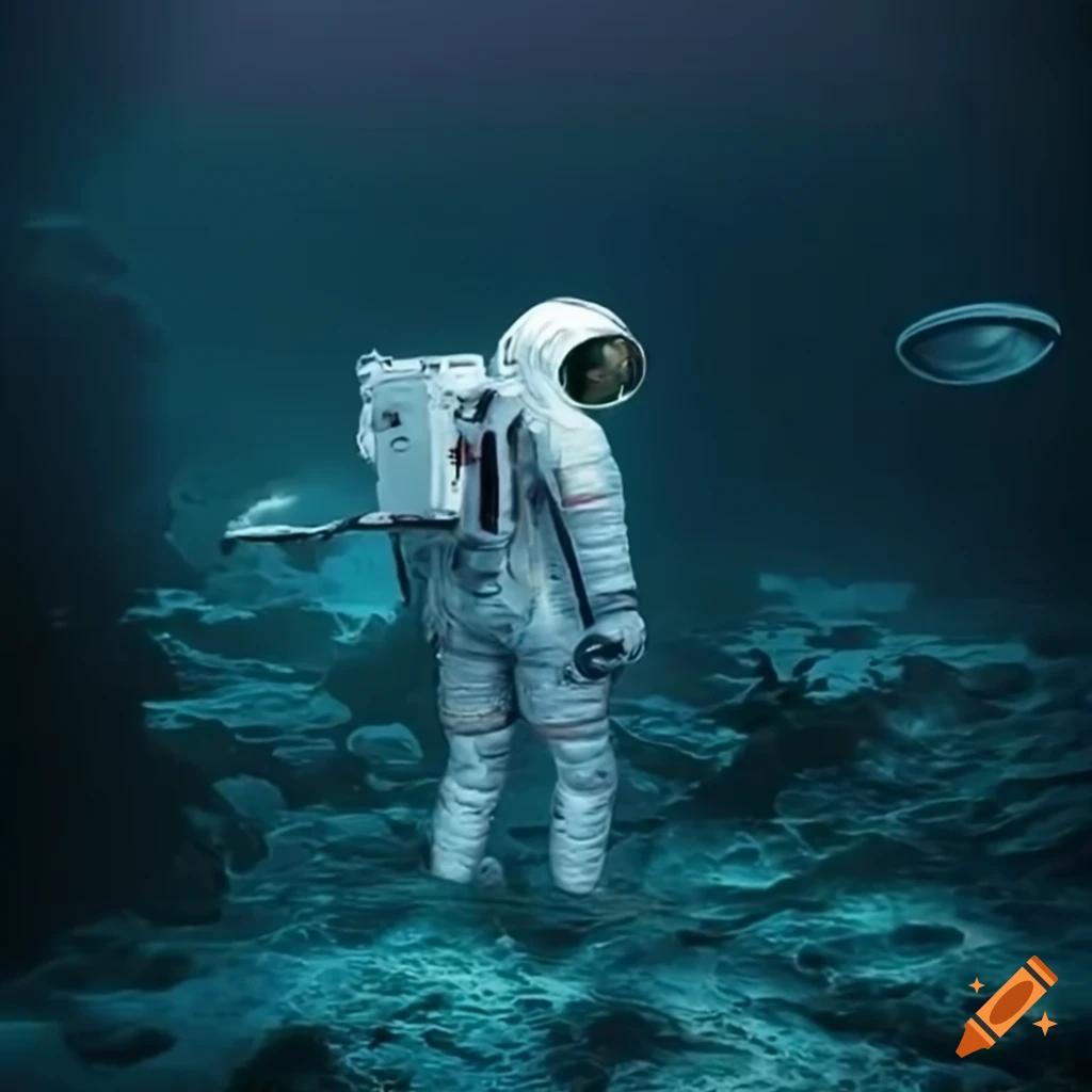 Astronaut in the ocean
