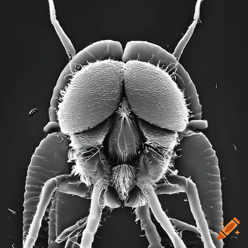 Housefly antennae photo many legs hair details prickly chipset ...