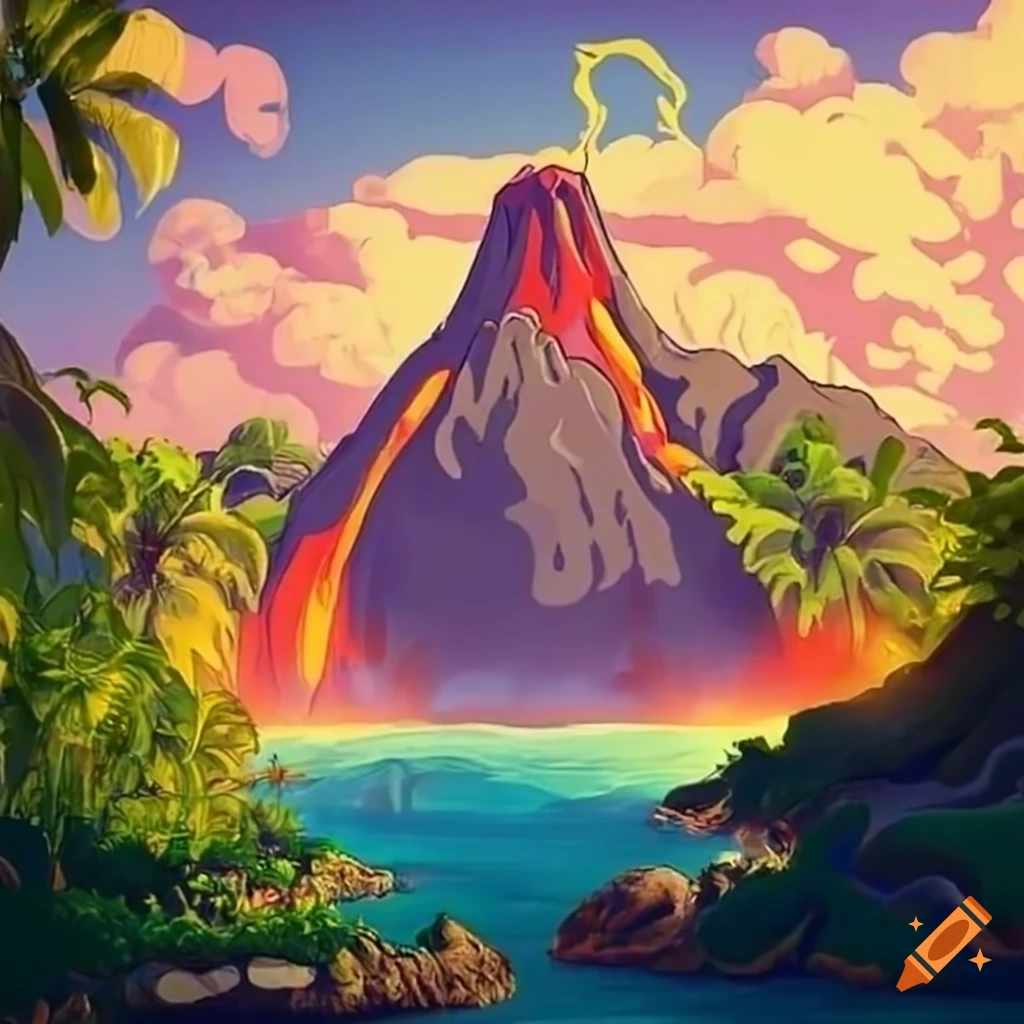 Dormant Tropical Volcano