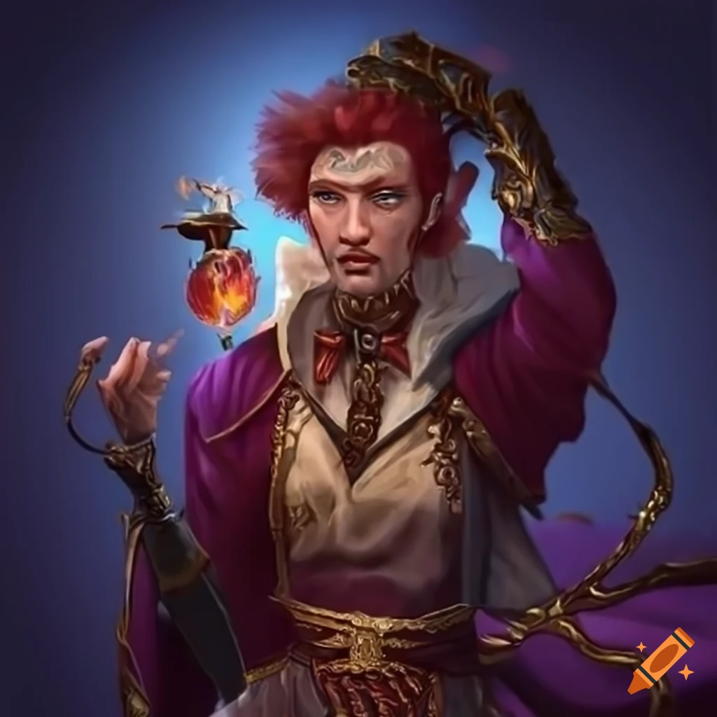 Fantasy style rich bard