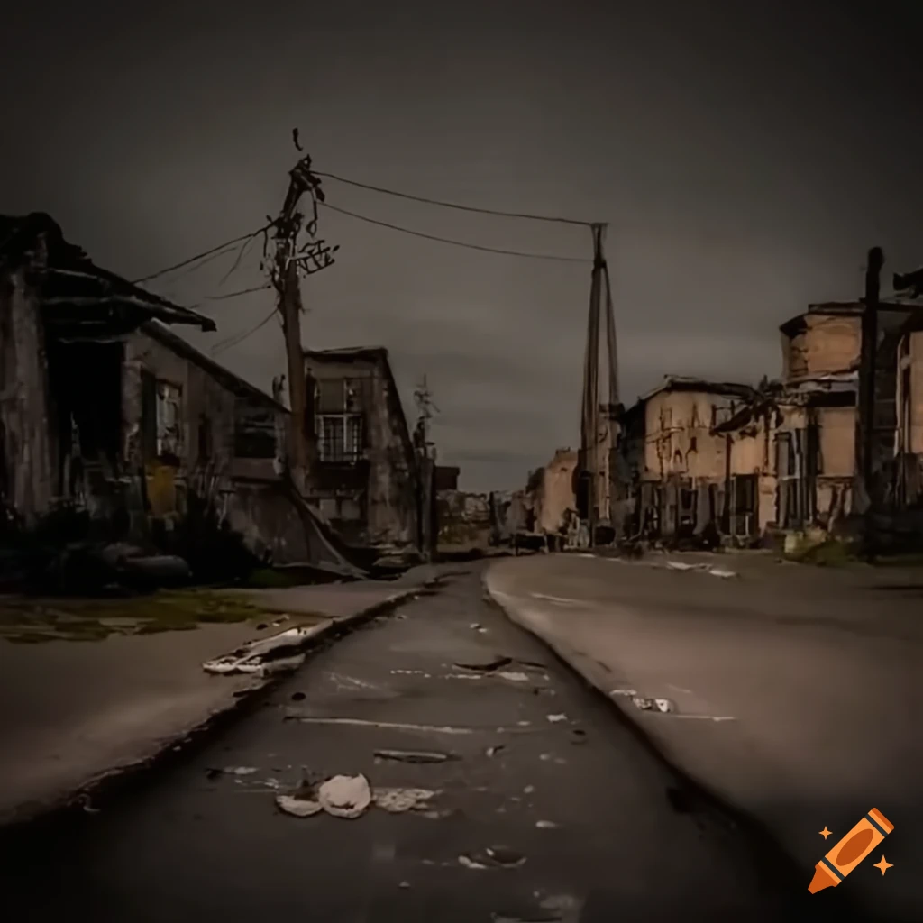 A small desolate town