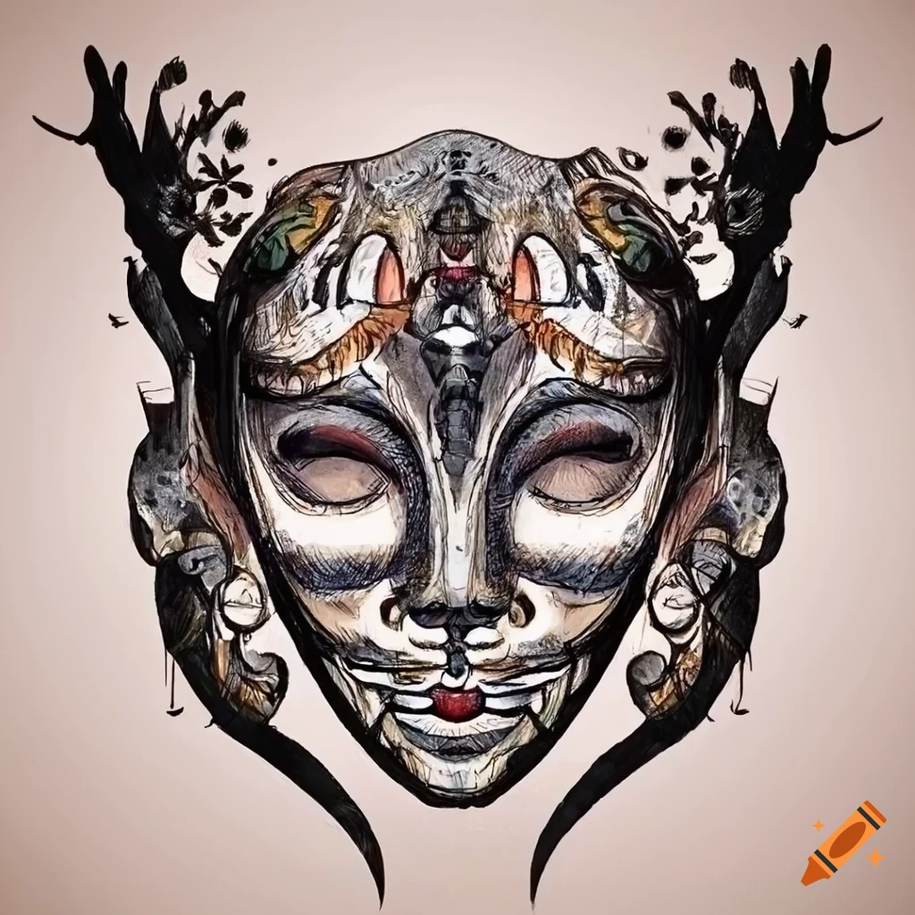 Mask design drawing