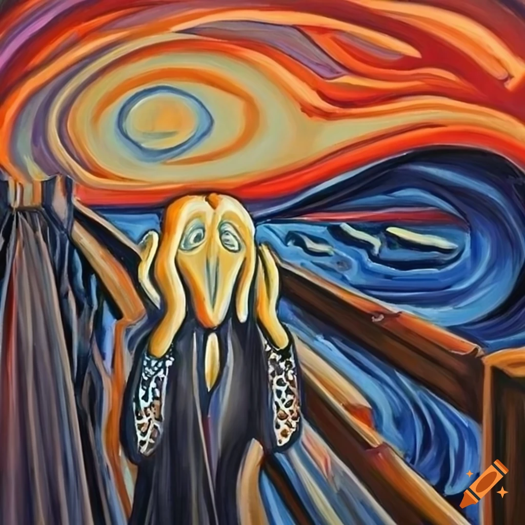 "the scream" painted by goia
