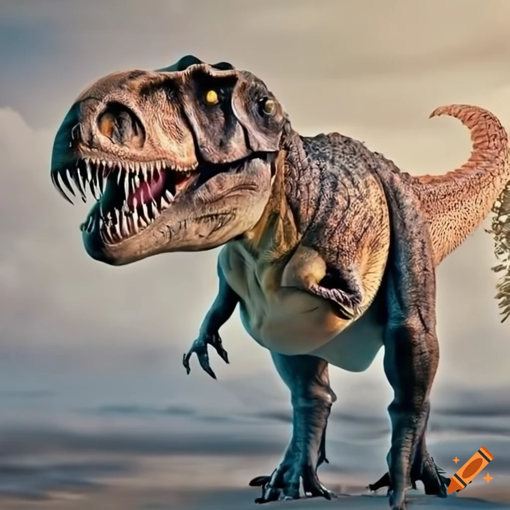 T rex on Craiyon