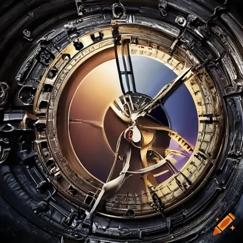 An impressive time machine on Craiyon